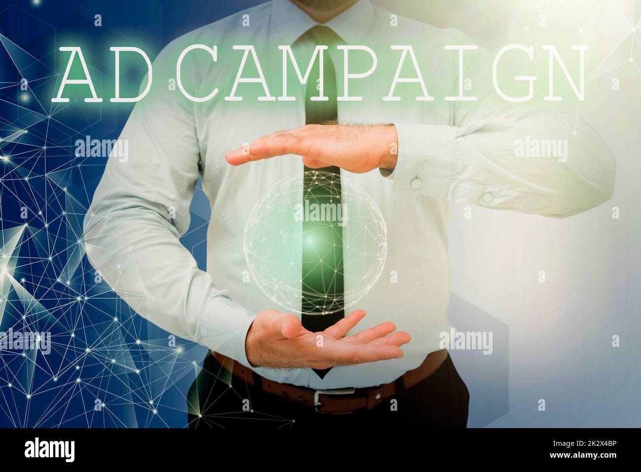 Hand writing sign Ad Campaign. Conceptual photo promotion of specific ...