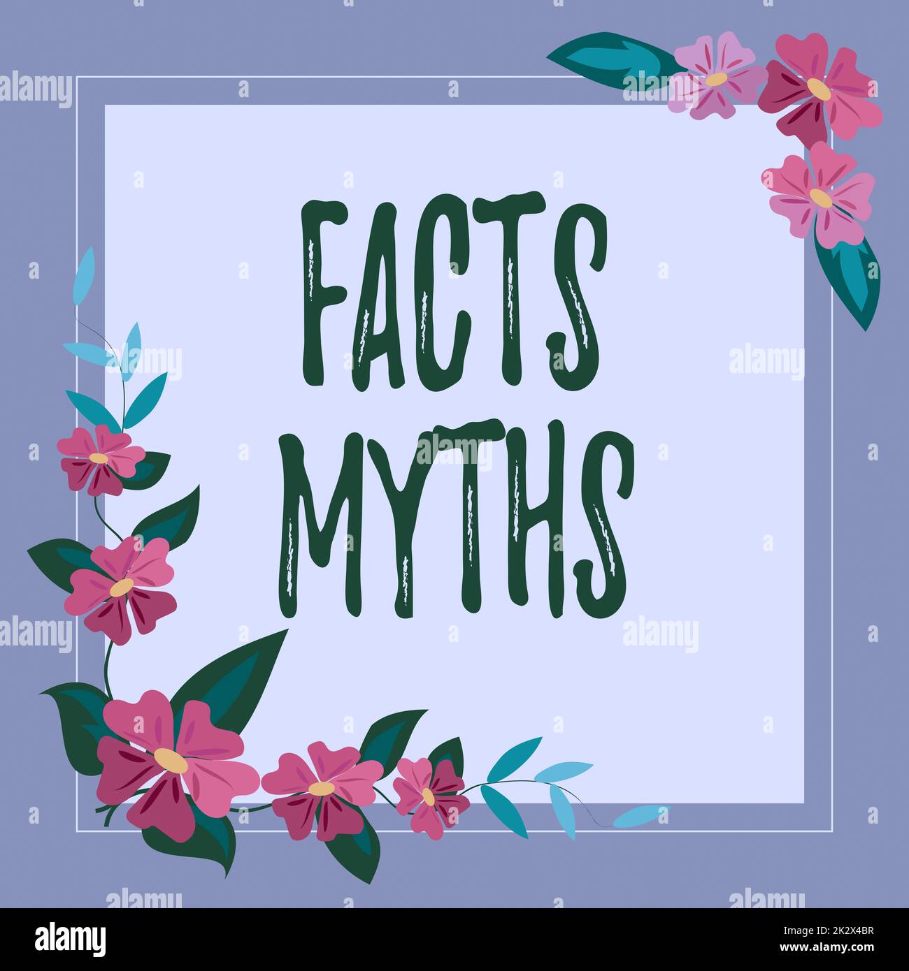 Text sign showing Facts Myths. Conceptual photo work based on ...