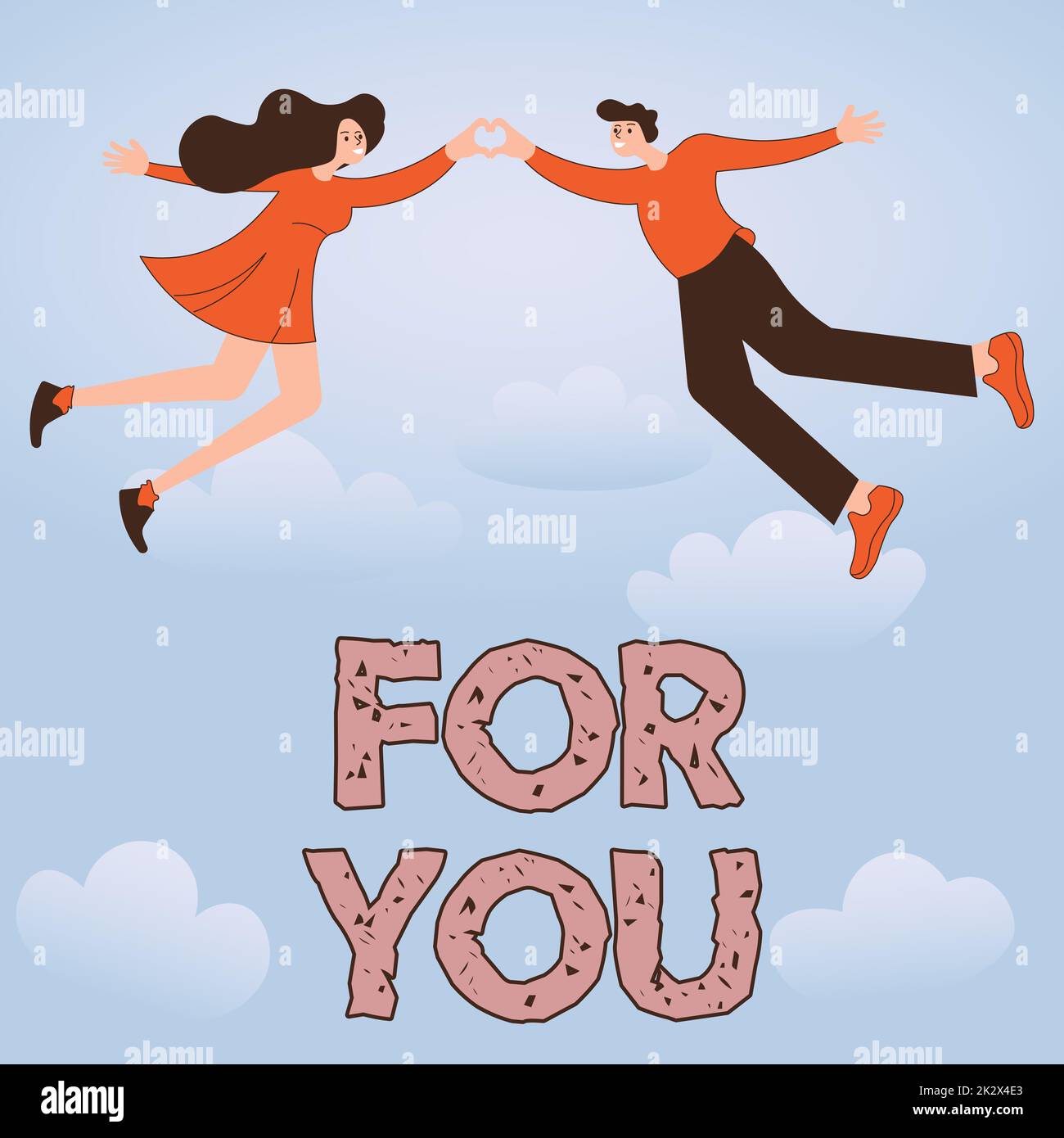 Text sign showing FOR YOU. Business idea Compliment for lover on ...