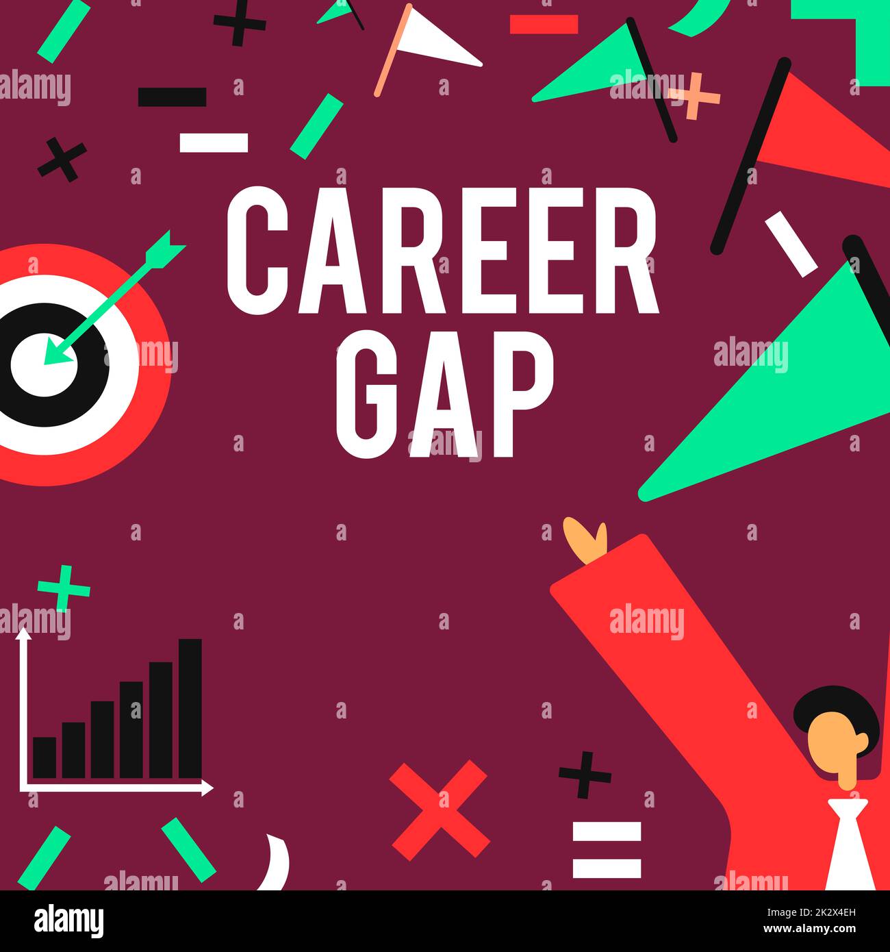 Hand writing sign Career Gap. Business concept A scene where in you ...