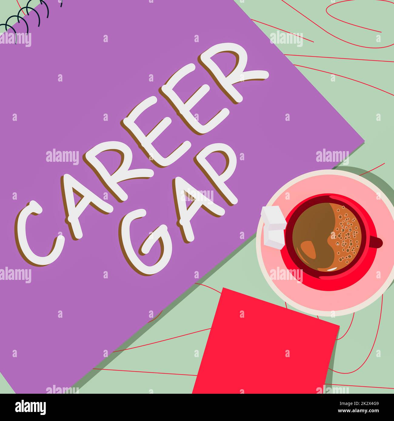 Writing displaying text Career Gap. Business approach A scene where in ...