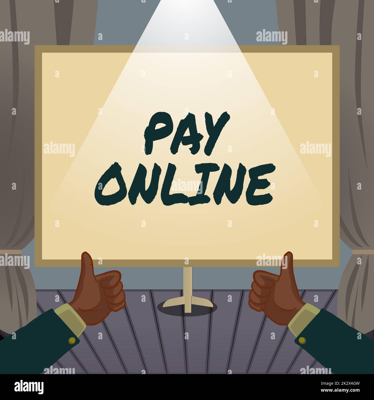 Pay up sign hi-res stock photography and images - Alamy