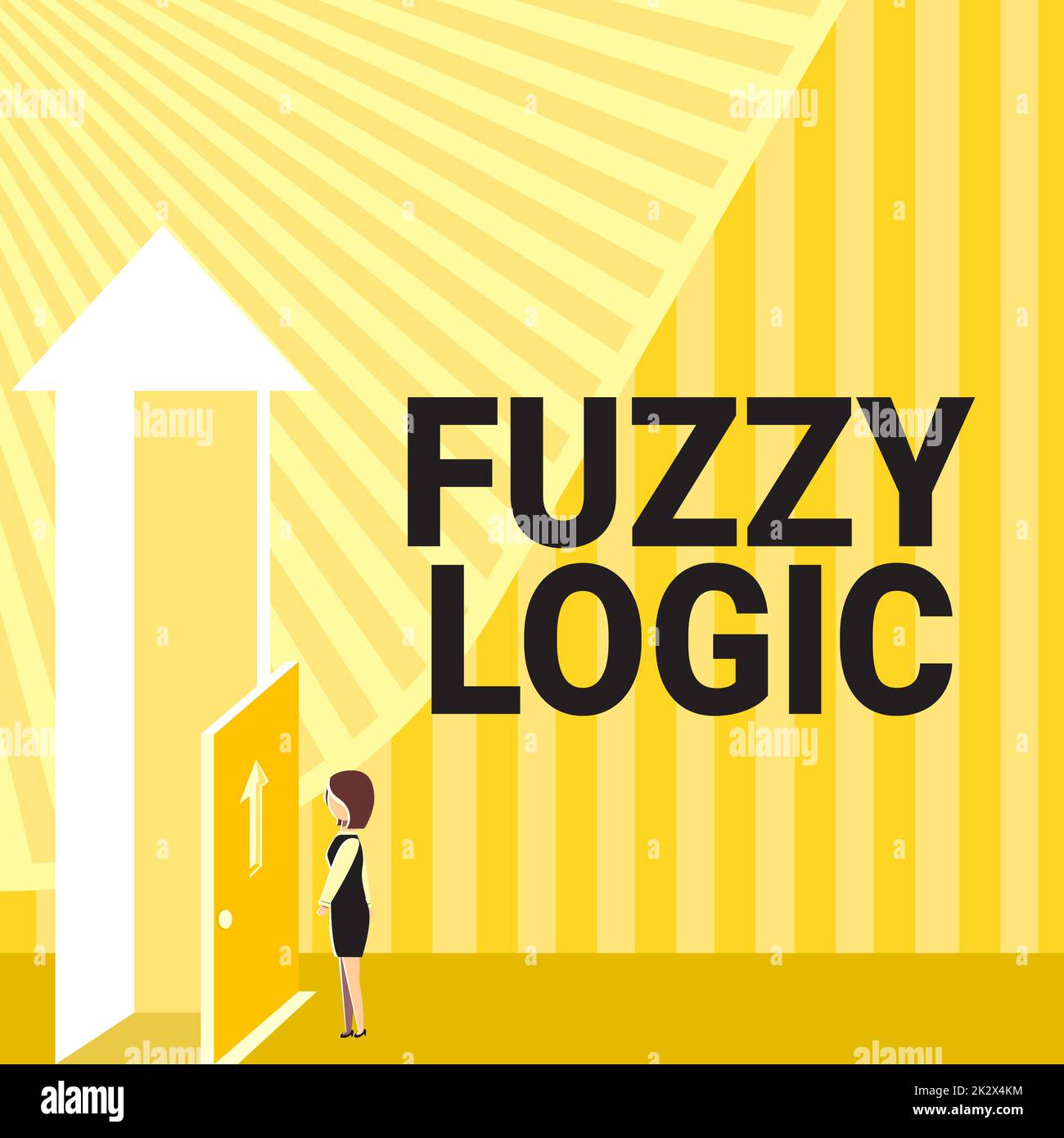 Text caption presenting Fuzzy Logic. Business showcase checks for ...