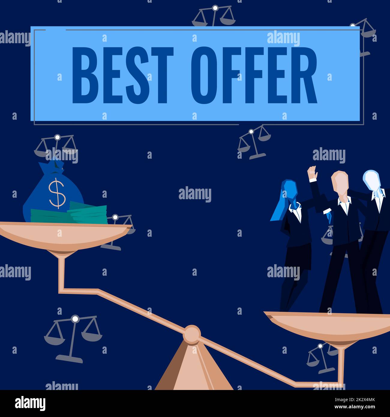 Hand writing sign Best Offer. Conceptual photo To convince someone by ...