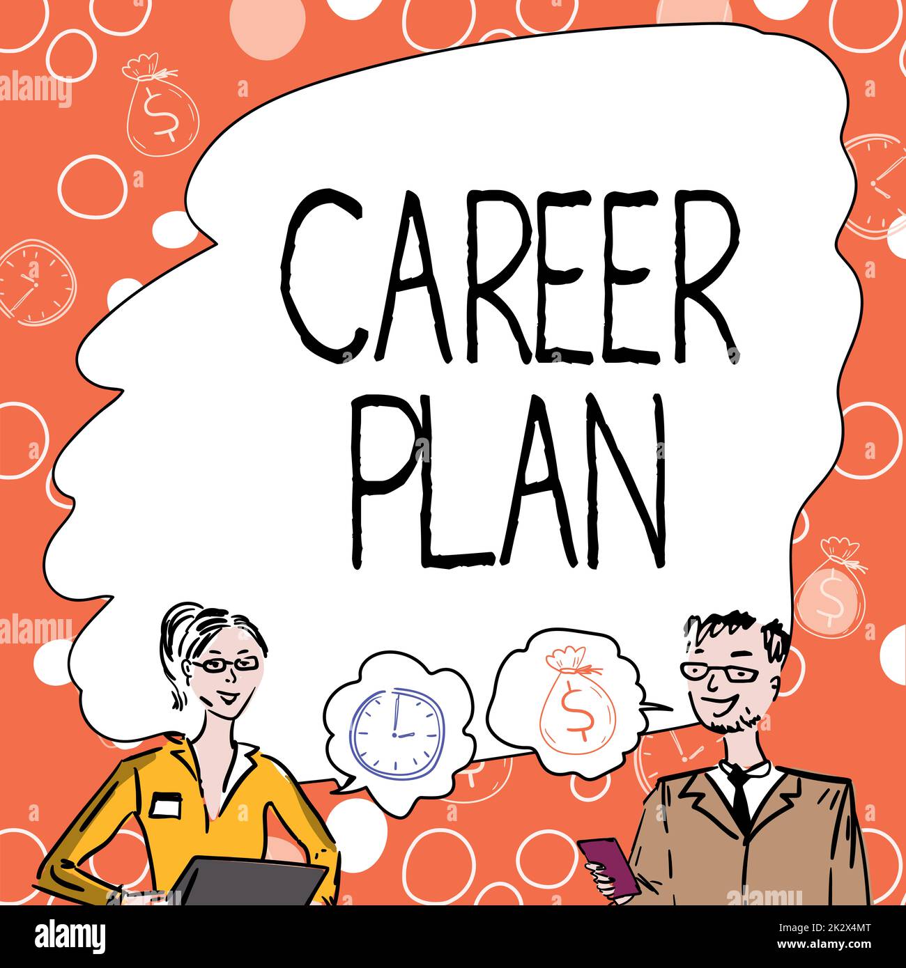 Sign displaying Career Plan. Word for ongoing process where you Explore ...