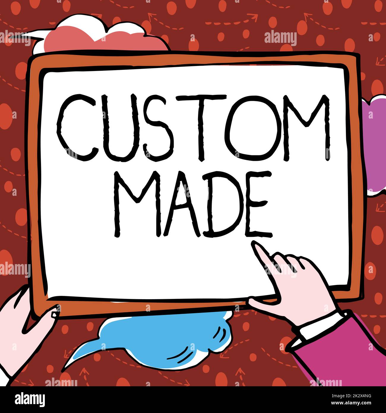 Inspiration showing sign Custom Made. Business approach something is ...