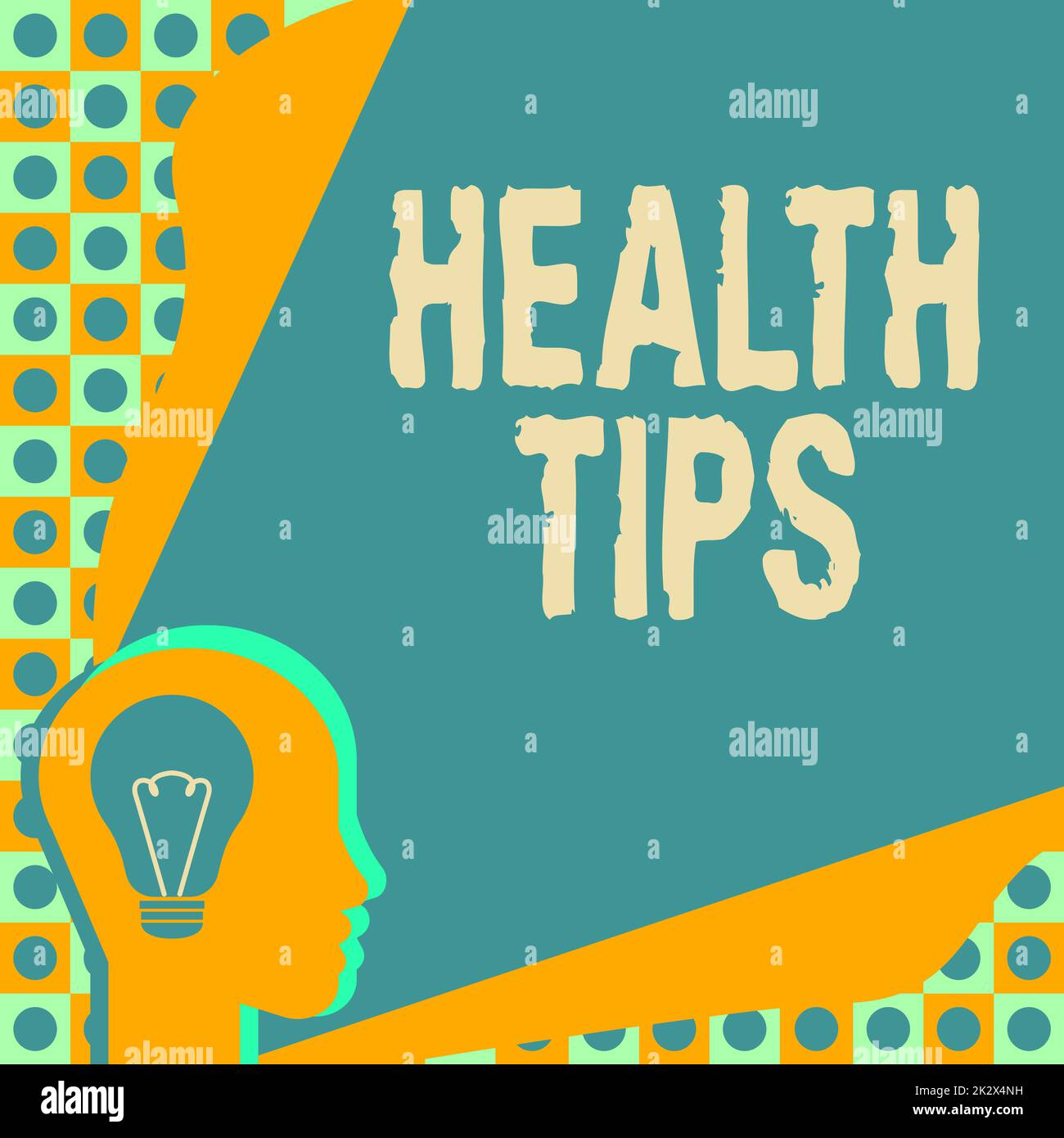 Text showing inspiration Health Tips. Business overview state of ...