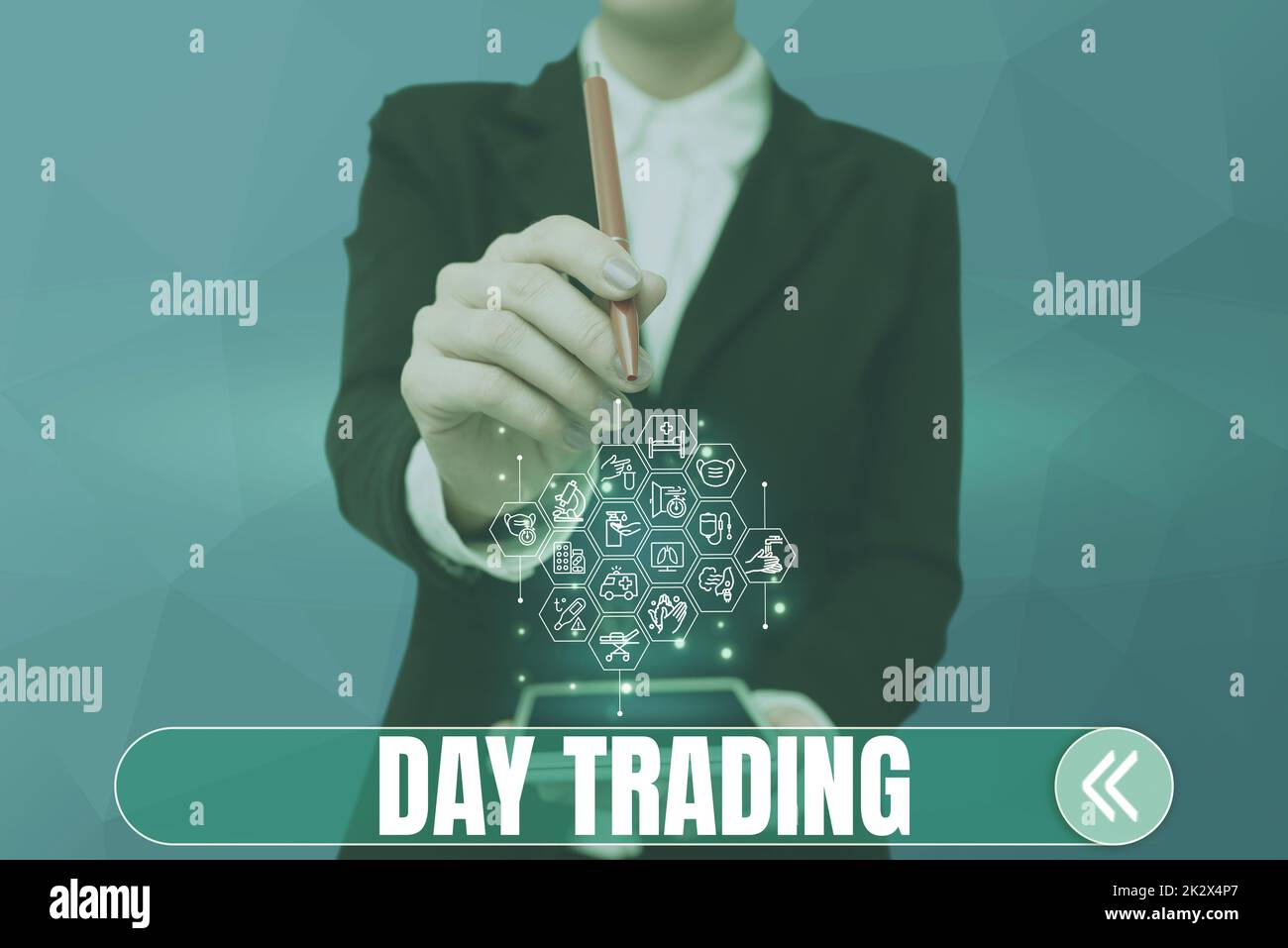 Sign displaying Day Trading. Business concept securities specifically ...