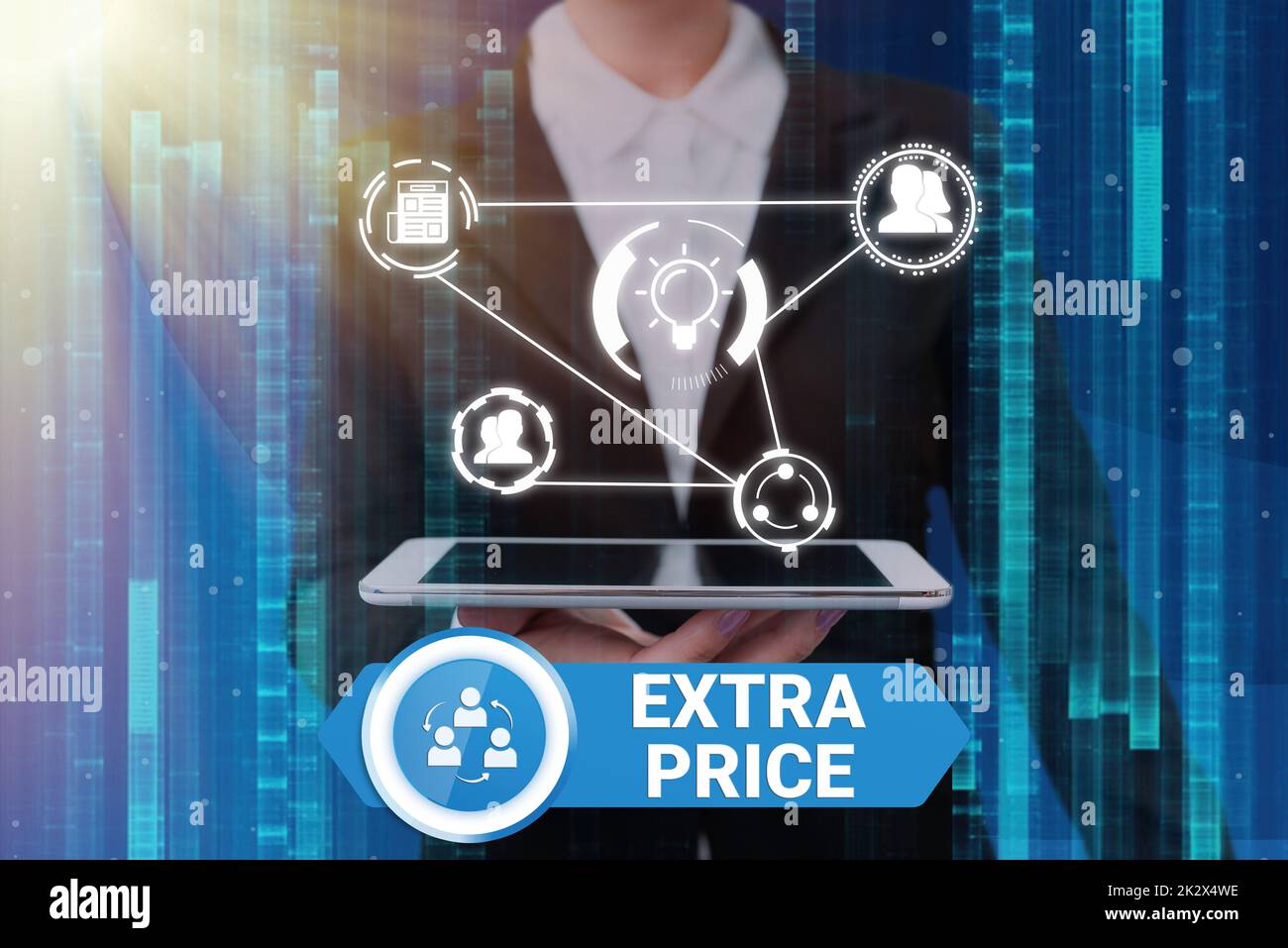 Conceptual caption Extra Price. Concept meaning extra price definition ...