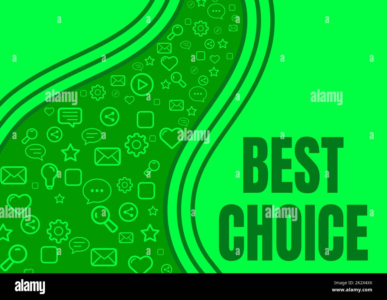 Conceptual Caption Best Choice Concept Meaning Act Of Picking Or Deciding Between Two Or More