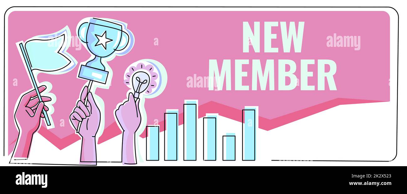 Inspiration showing sign New Member. Conceptual photo recruiting ...