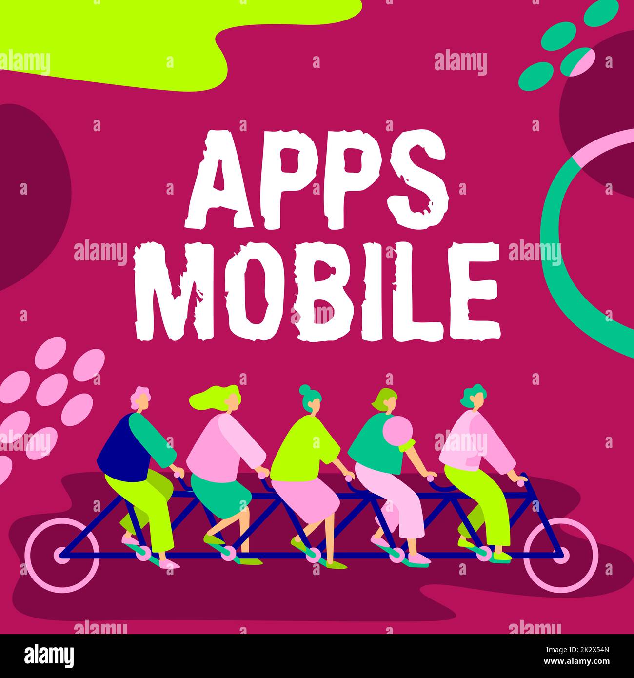 Text showing inspiration Apps Mobile. Conceptual photo computer program designed to run on phone ...