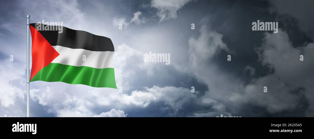 Palestine flag pole hi-res stock photography and images - Alamy