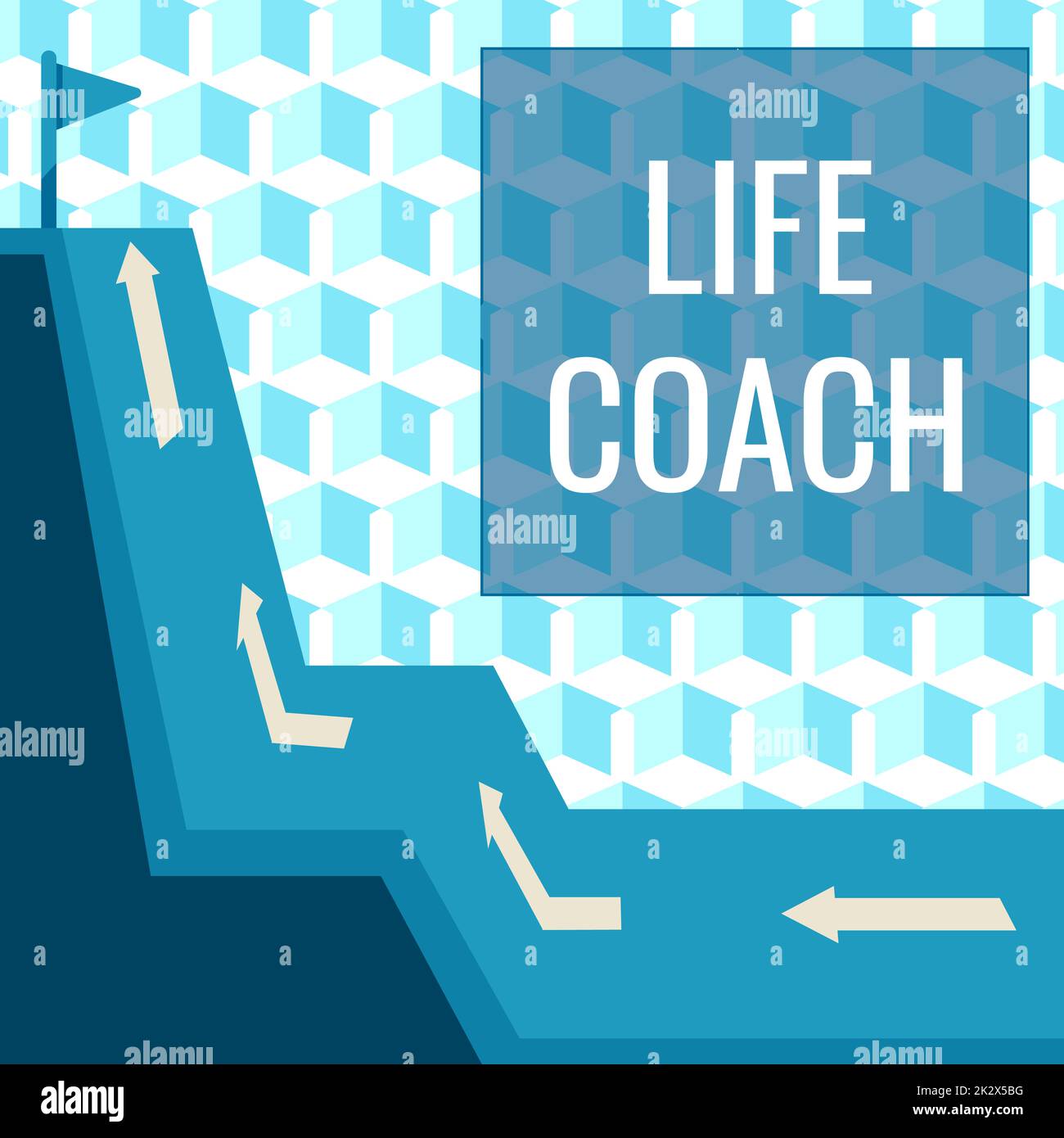 Hand writing sign Life Coach. Concept meaning A person who advices ...