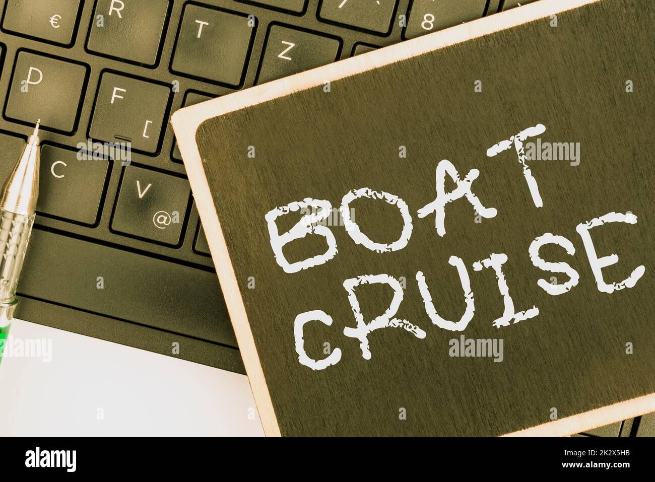 Handwriting text Boat Cruise. Internet Concept sail about in area ...