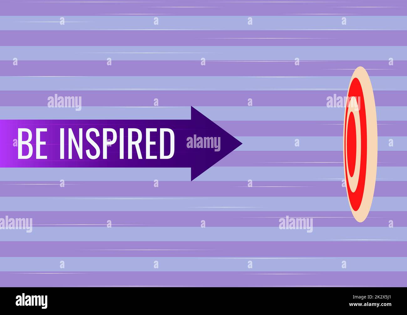 Text sign showing Be Inspired. Business showcase extraordinary quality ...