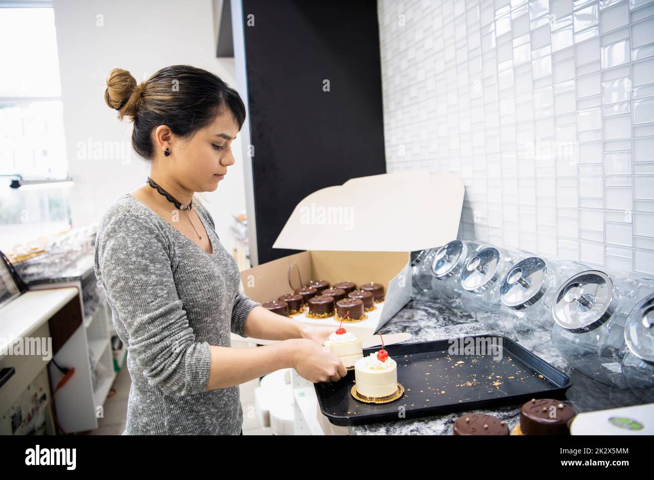 Female french chef hi-res stock photography and images - Alamy