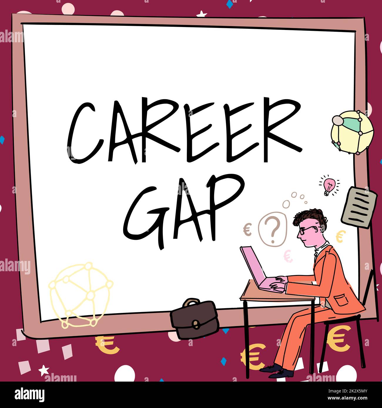 Writing displaying text Career Gap. Word for A scene where in you stop ... Writing displaying text Career Gap. Word for A scene where in you stop ...
