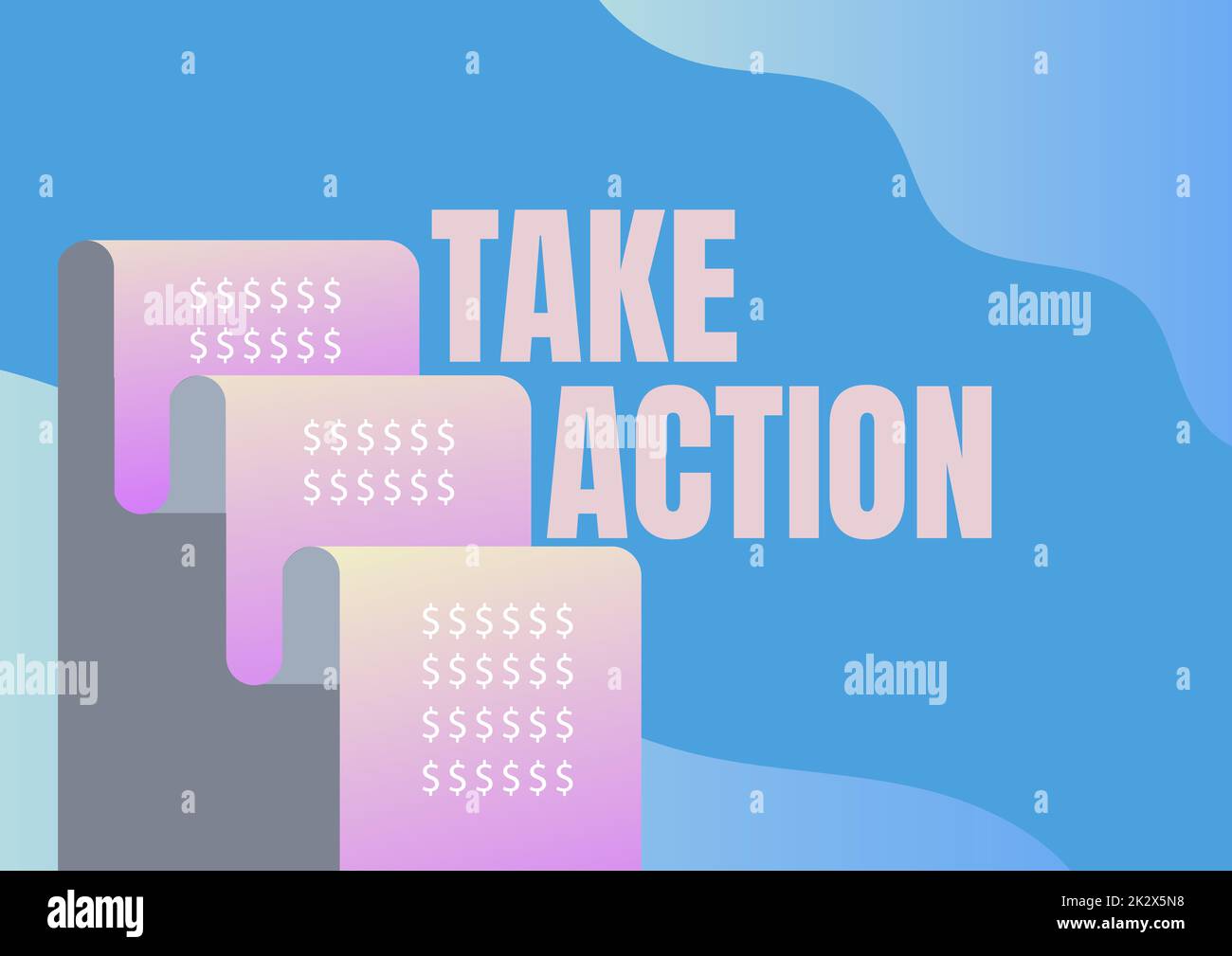 Text caption presenting Take Action. Business showcase advices someone ...