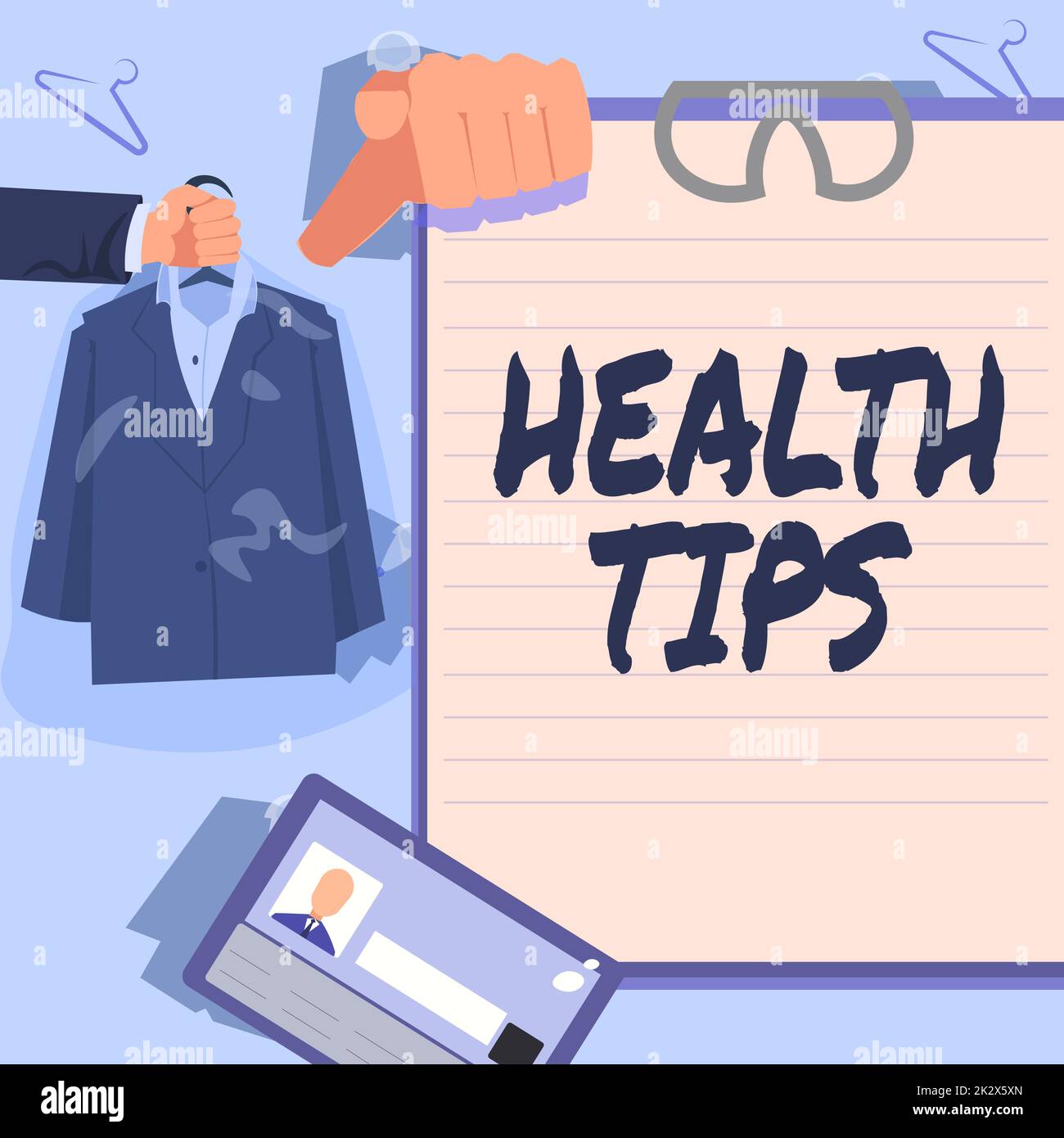 Text sign showing Health Tips. Business overview state of complete ...