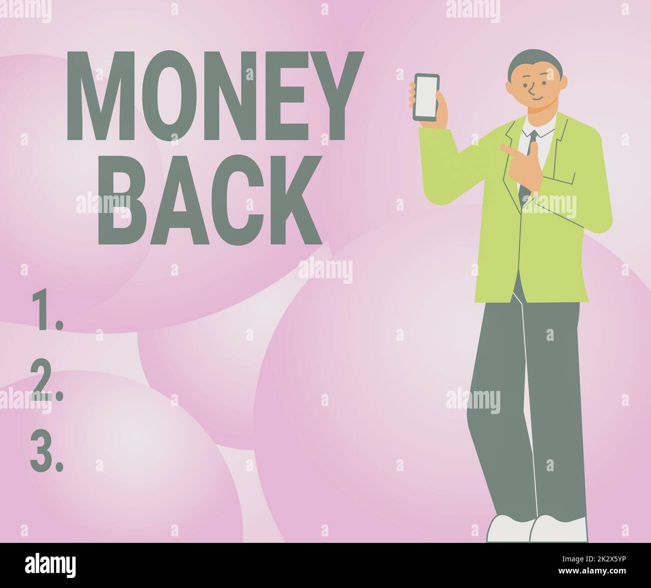Text sign showing Money Back. Conceptual photo get what you paid in ...
