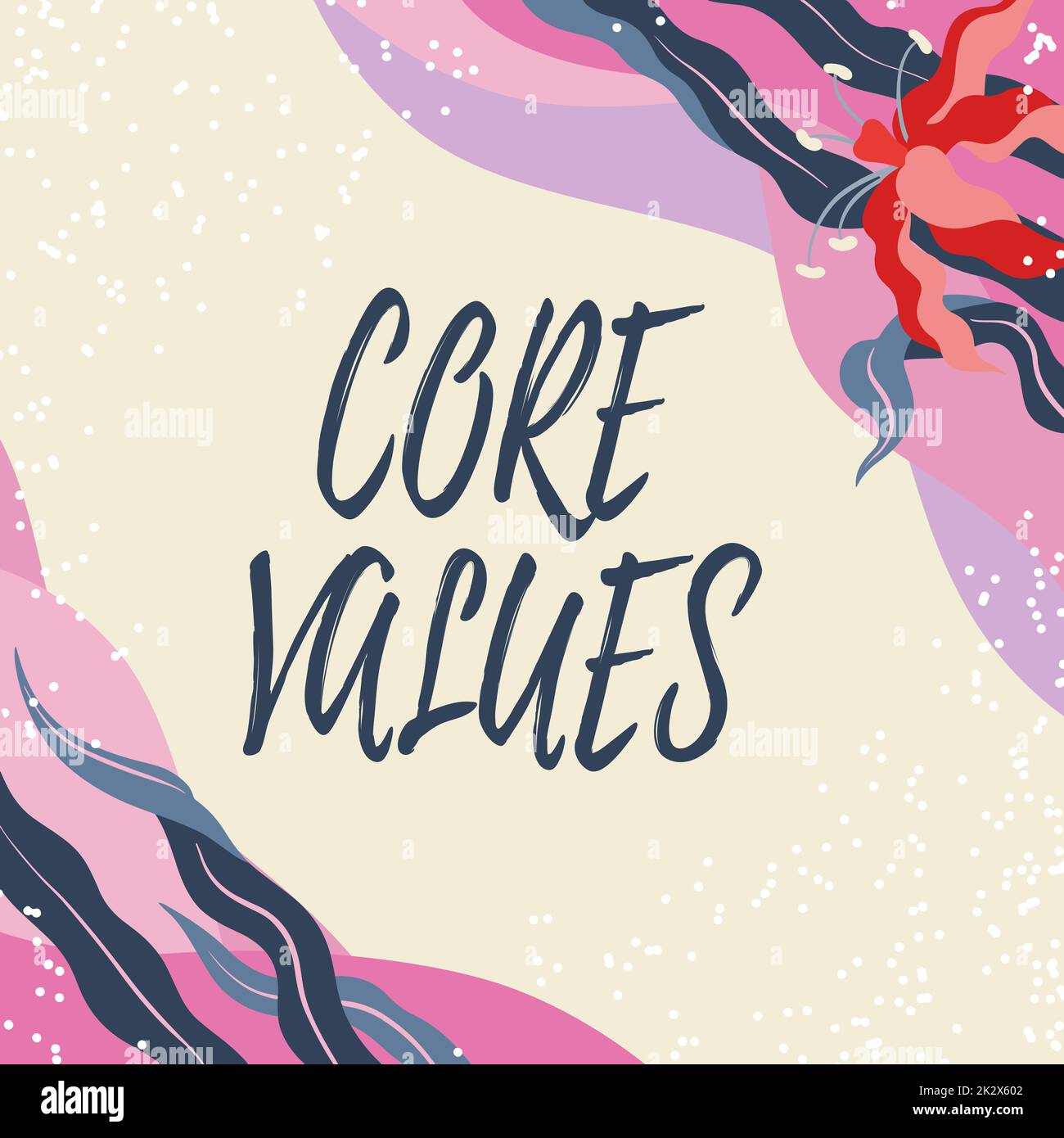 Text showing inspiration Core Values. Internet Concept belief person or ...