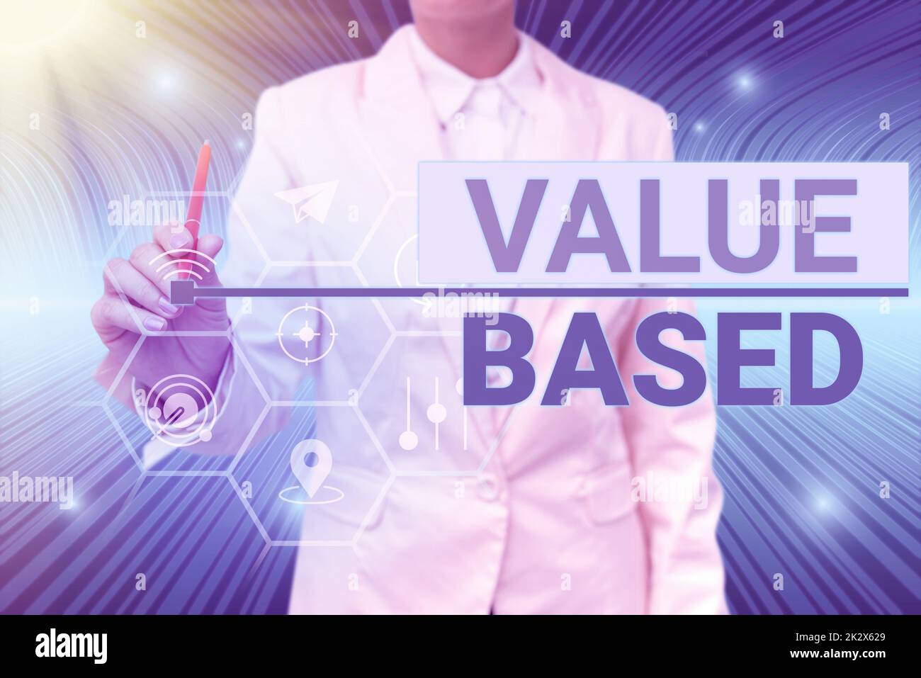 Conceptual caption Value Based. Word for Considering the product worth ...