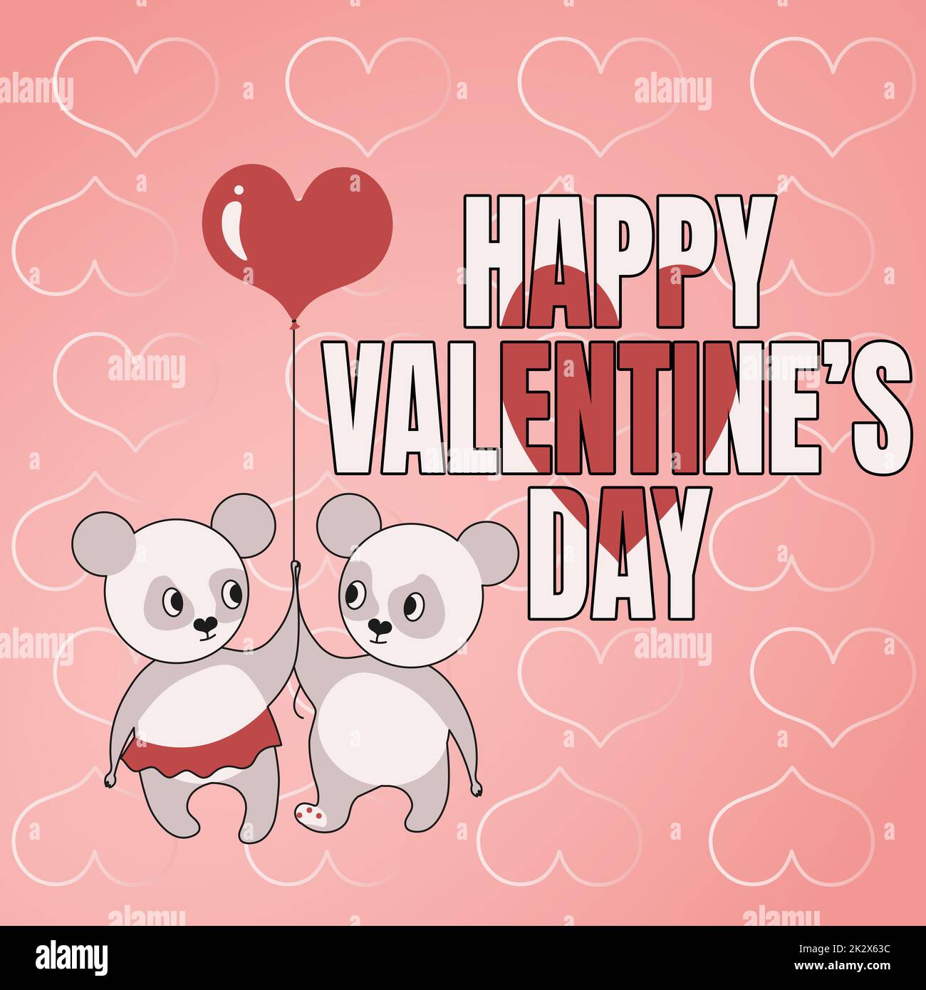 Conceptual display HAPPY VALENTINES DAY. Business idea Day of lovers to ...