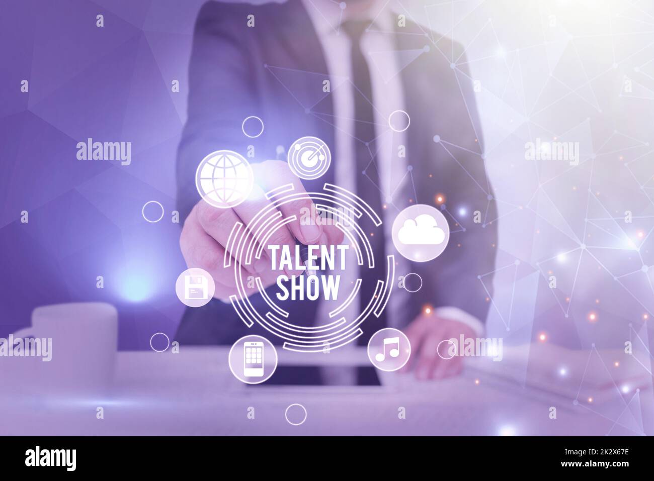 Writing displaying text Talent Show. Concept meaning Competition of ...