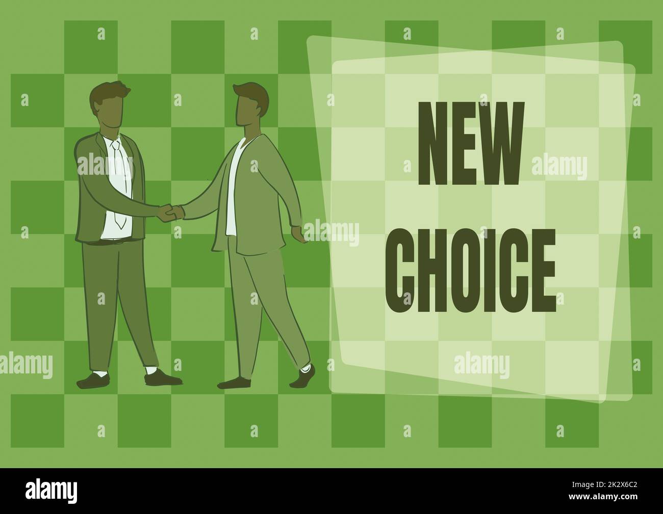 Text caption presenting New Choice. Business idea having lot of options ...