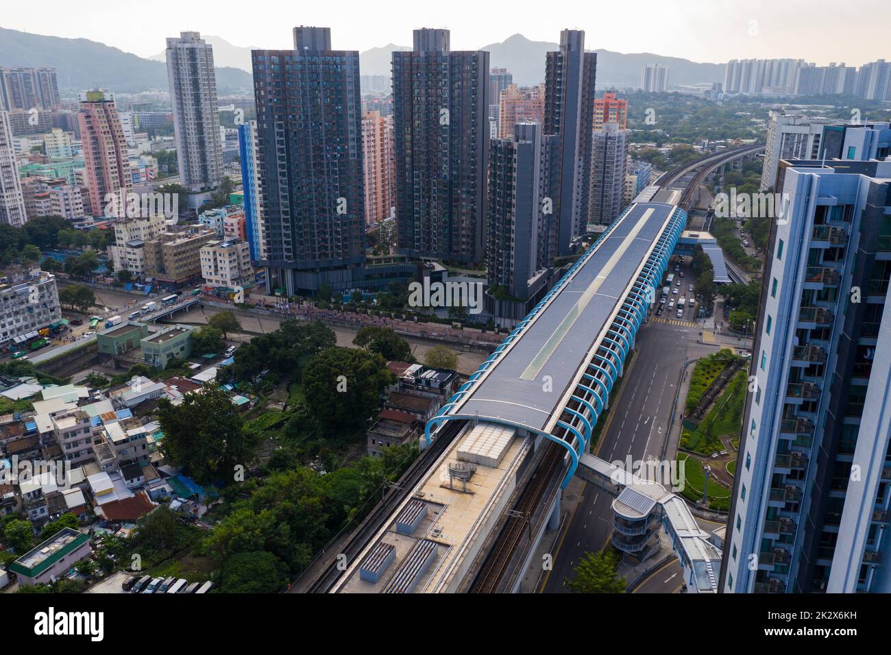 Yuen long aerial hi-res stock photography and images - Alamy