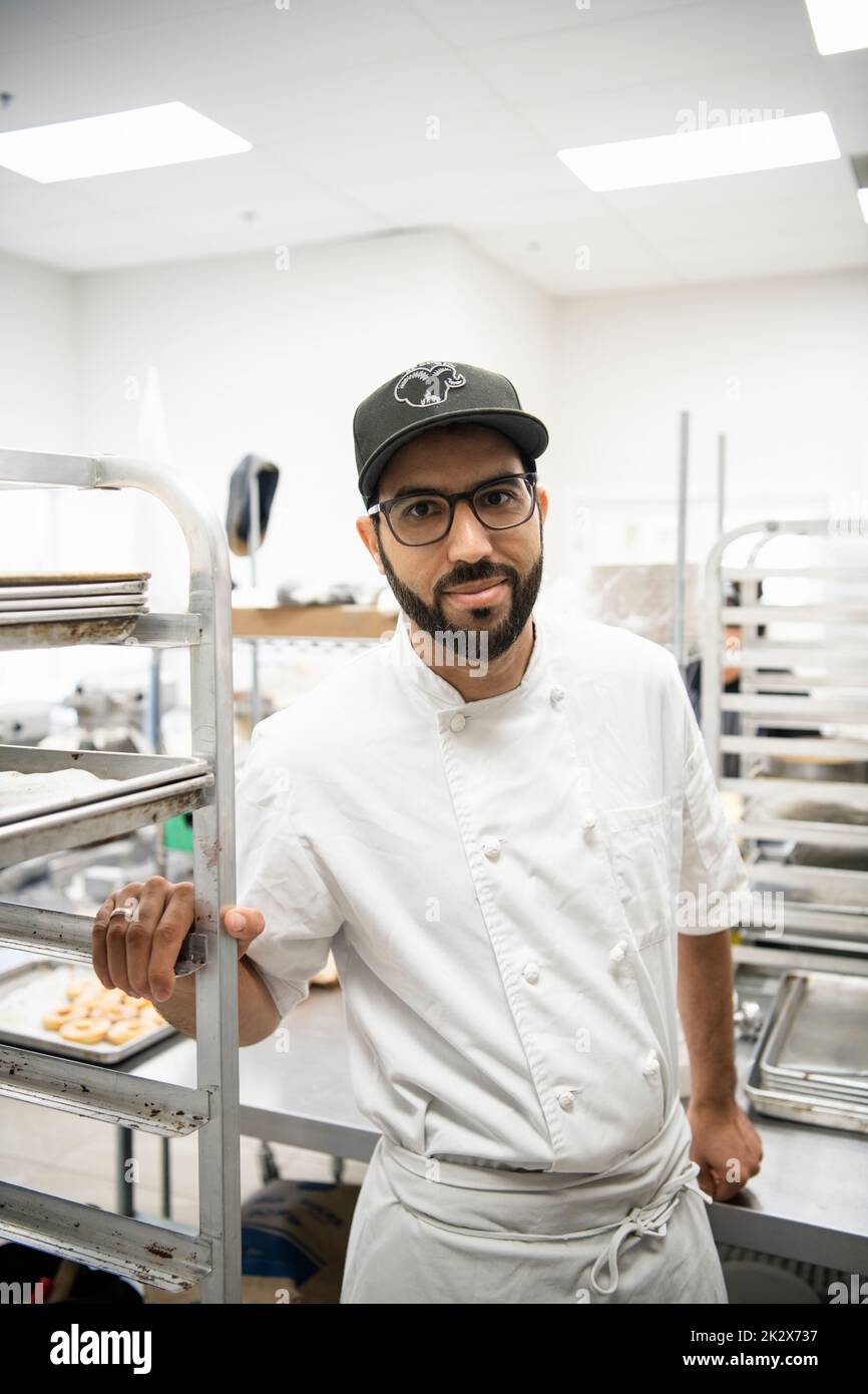 Male chef portrait kitchen hi-res stock photography and images - Alamy