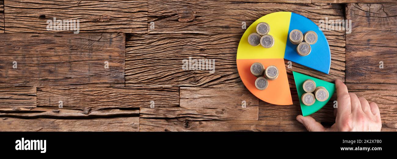 Money pie chart hi-res stock photography and images - Alamy