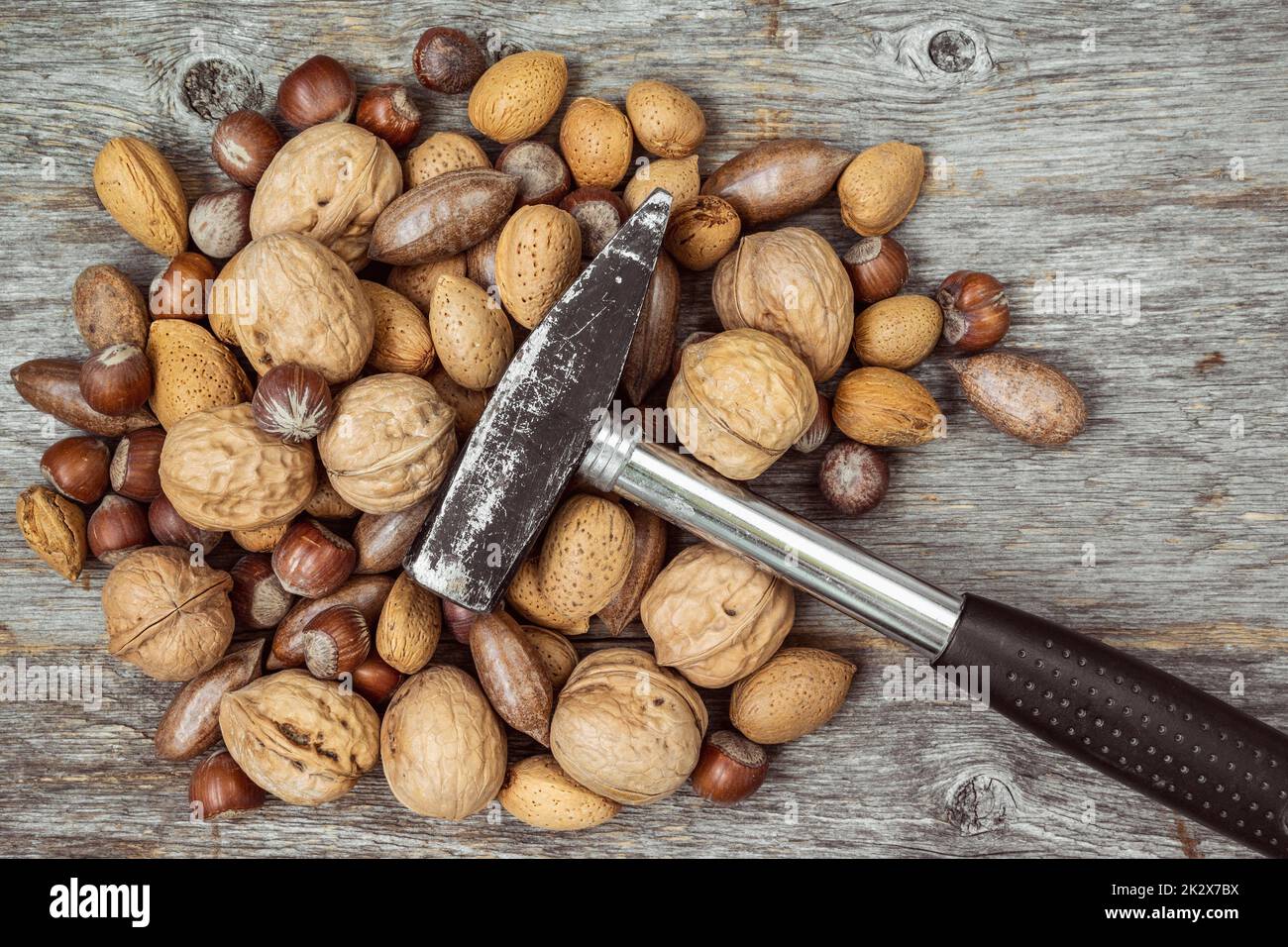 Assorted dried healthy nuts hi-res stock photography and images - Alamy