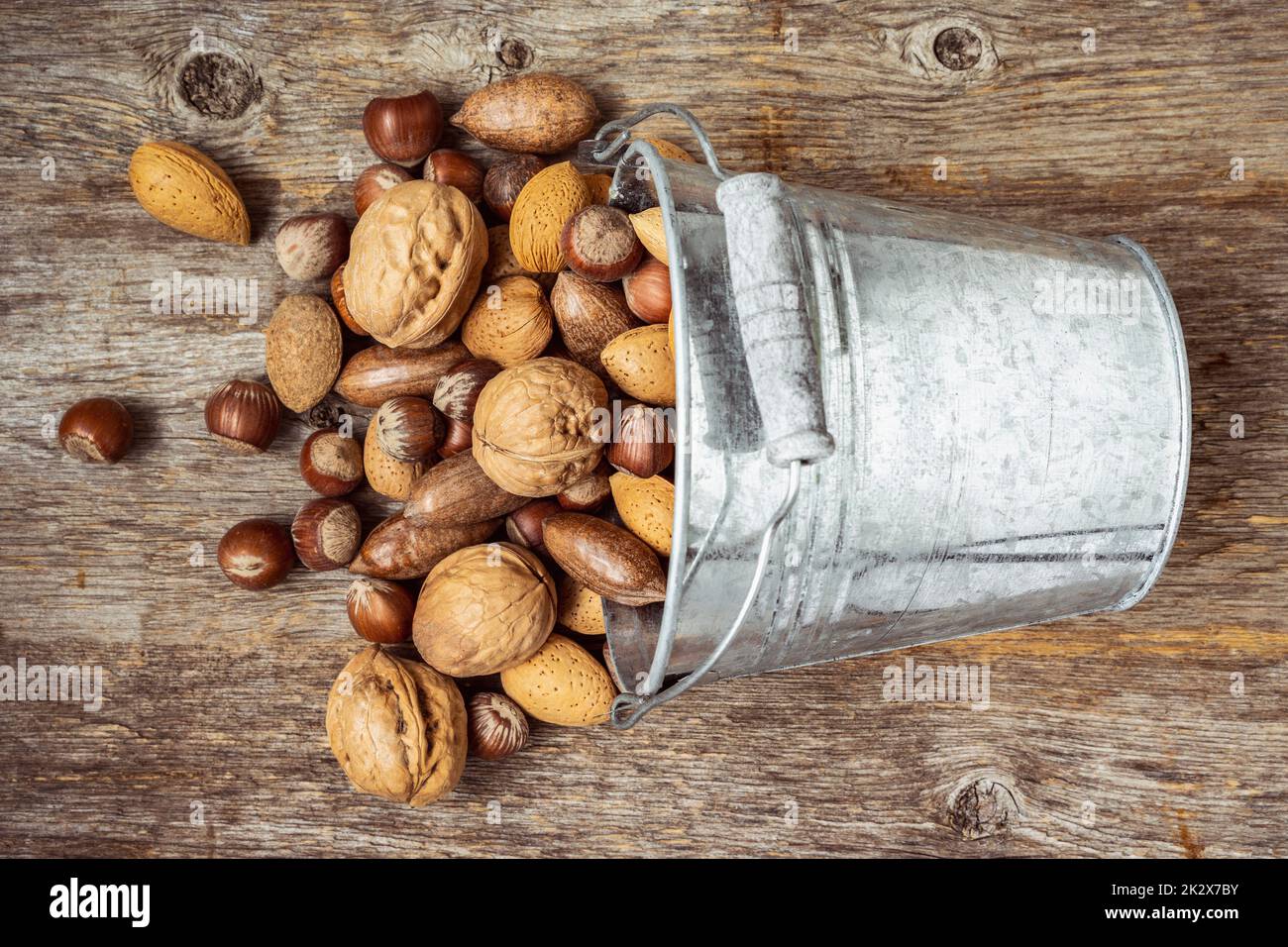 Assortment nuts food background hi-res stock photography and images - Alamy