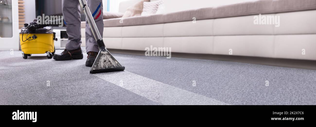 Vacuum cleaner person hi-res stock photography and images - Alamy