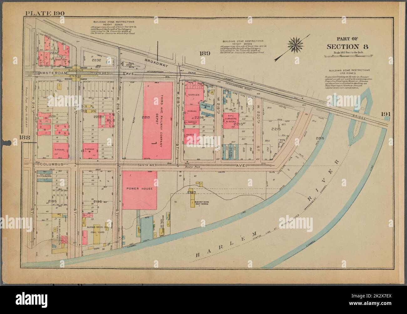 Map of harlem hi-res stock photography and images - Alamy