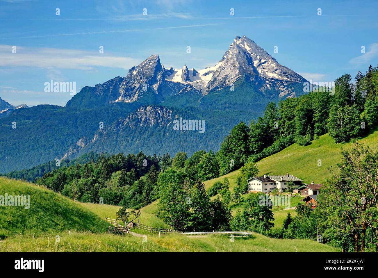 Germany, Bavaria, Landkreis Berchtesgaden, Berchtesgadener Alpen ...