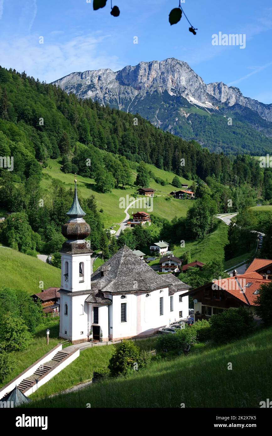 Germany, Bavaria, Landkreis Berchtesgaden, Berchtesgadener Alpen ...