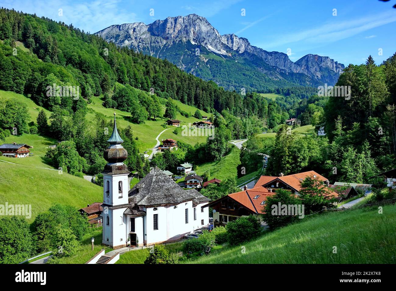 Germany, Bavaria, Landkreis Berchtesgaden, Berchtesgadener Alpen ...