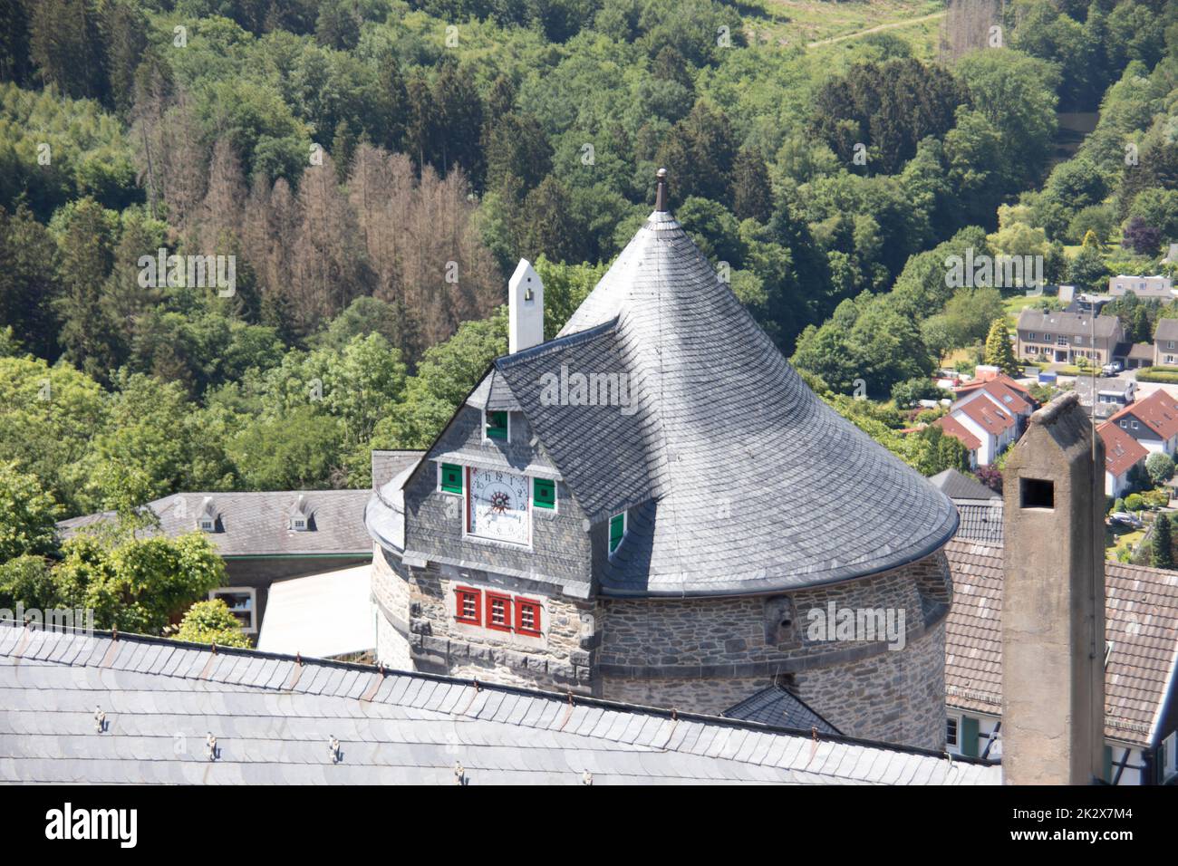 castle in Solingen Stock Photo - Alamy