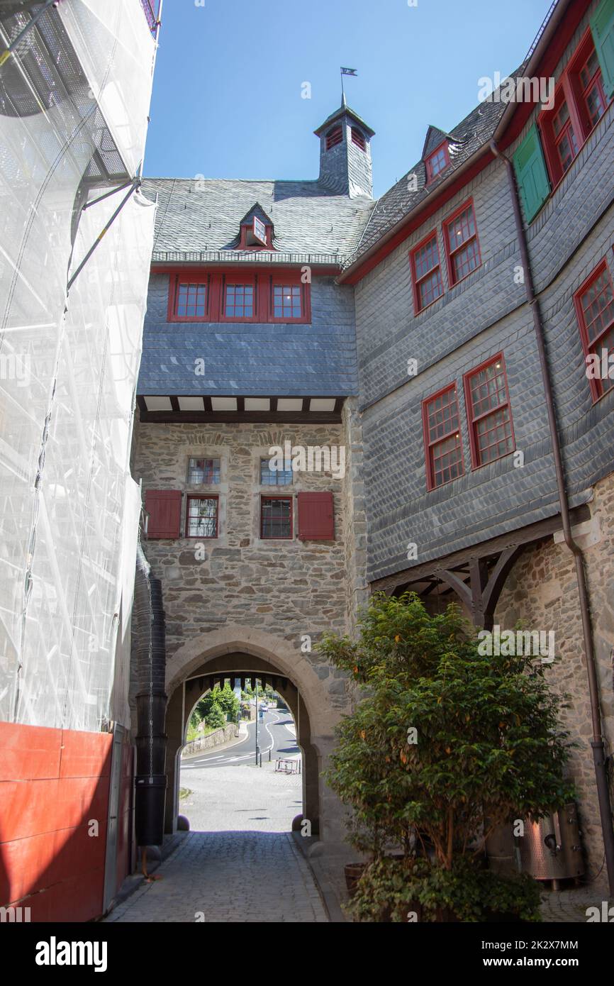 castle in Solingen Stock Photo - Alamy