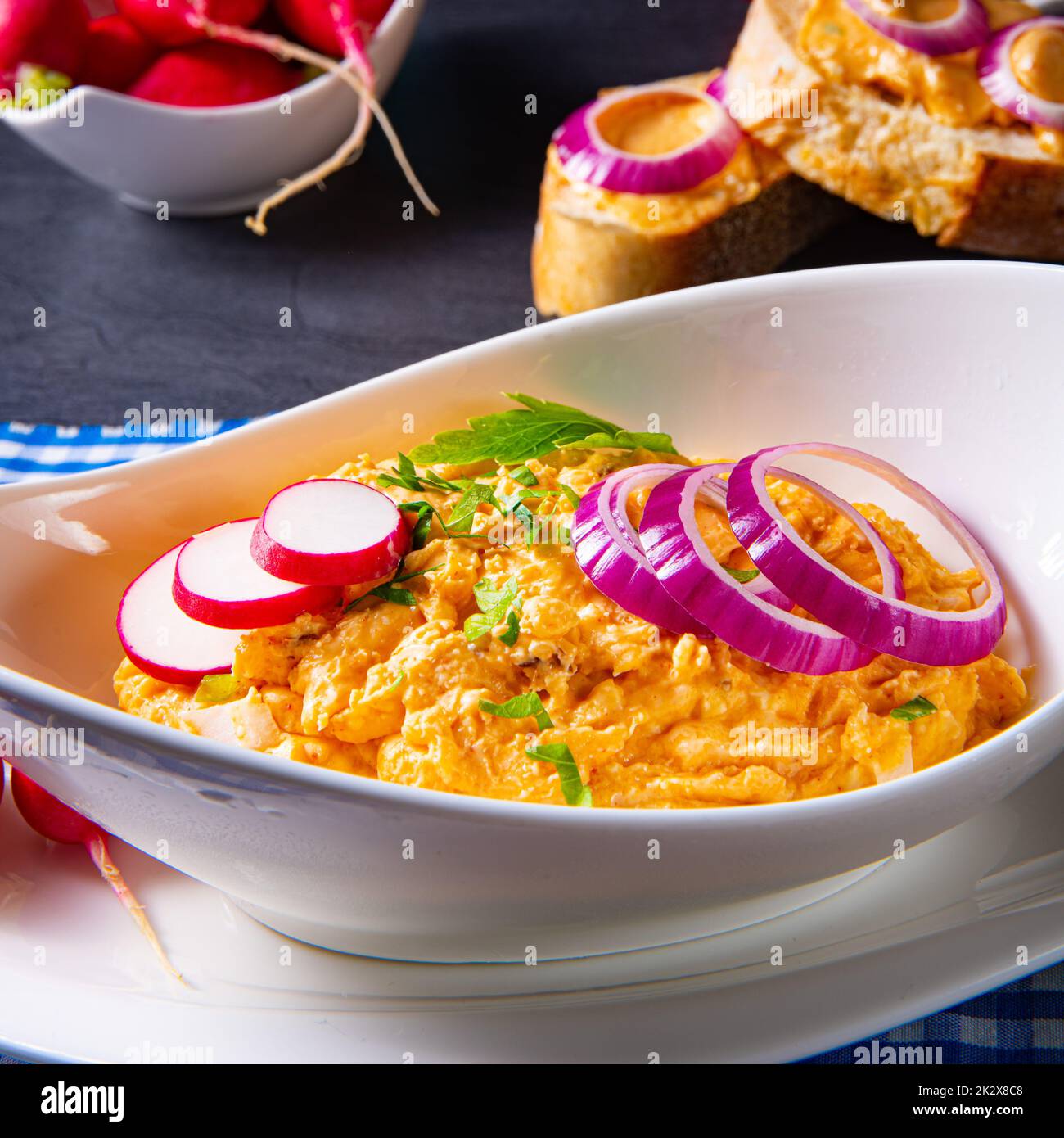 Bavarian Obazda a classic from southern Germany Stock Photo - Alamy