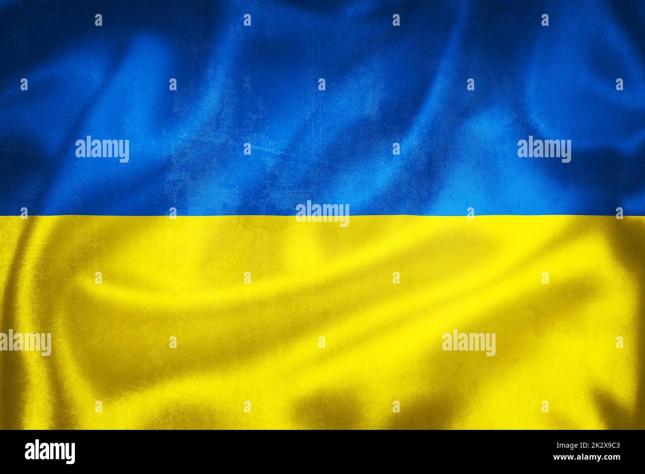 Grunge 3D illustration of Ukraine flag Stock Photo - Alamy