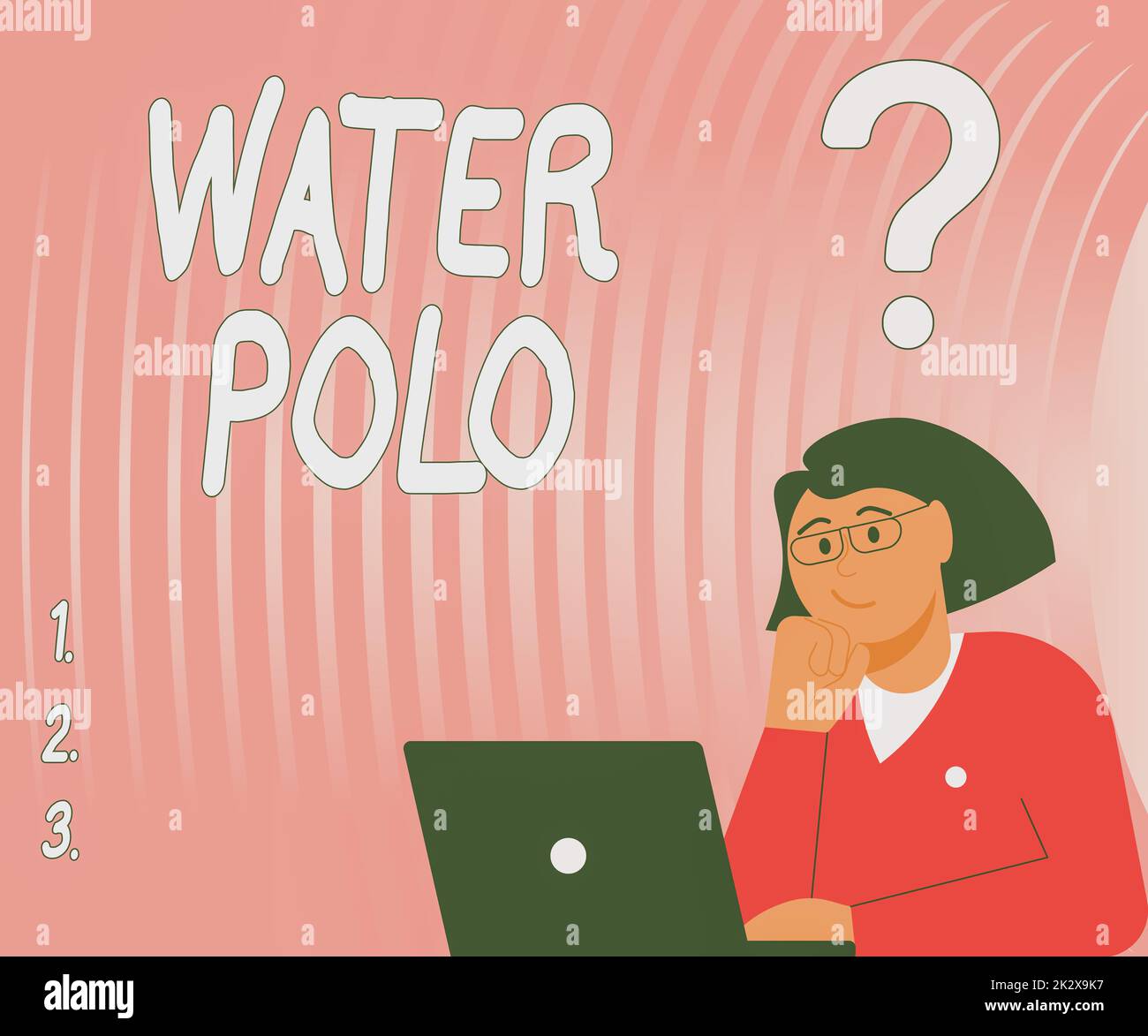 Text showing inspiration Water Polo. Business showcase competitive team ...