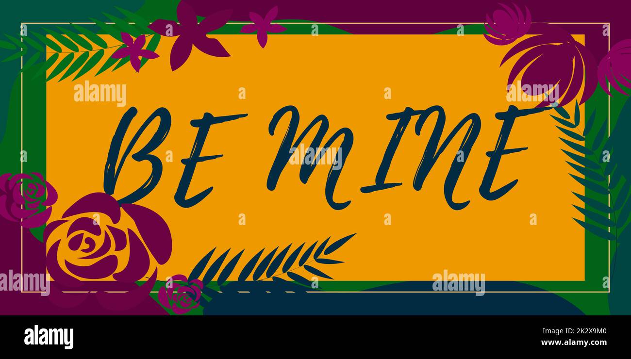 Writing displaying text BE MINE. Word Written on Asking someone to be ...