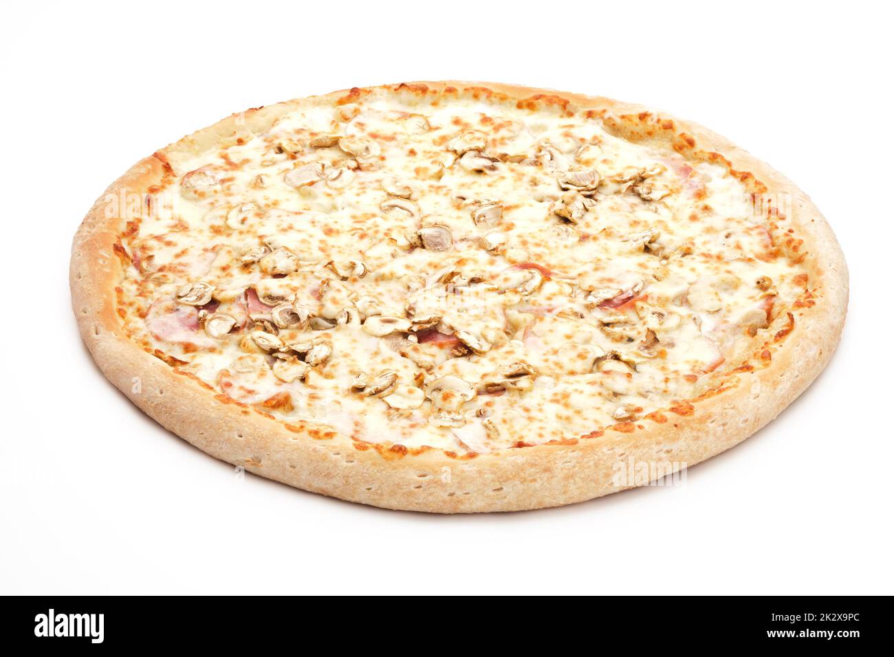 Fresh italian classic original pizza isolated on white background Stock ...