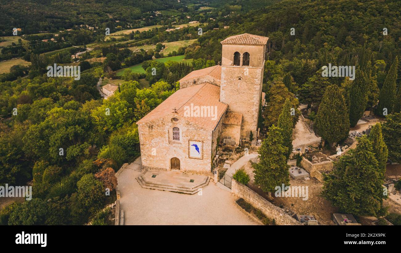 The Sainte-Foy de Mirande Chapel is located in Mirande, in the Drôme ...