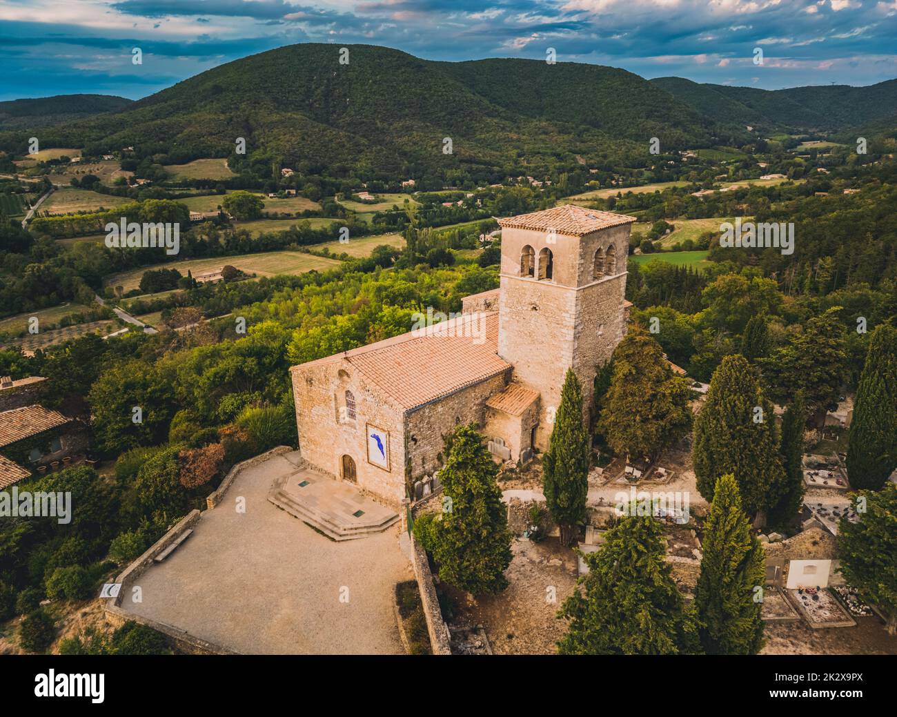 The Sainte-Foy de Mirande Chapel is located in Mirande, in the Drôme ...