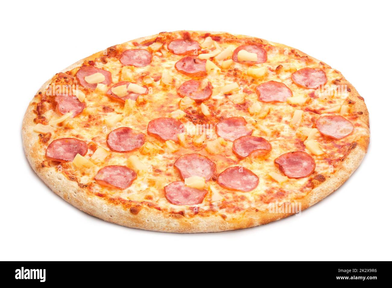 Fresh italian classic original pizza isolated on white background Stock ...